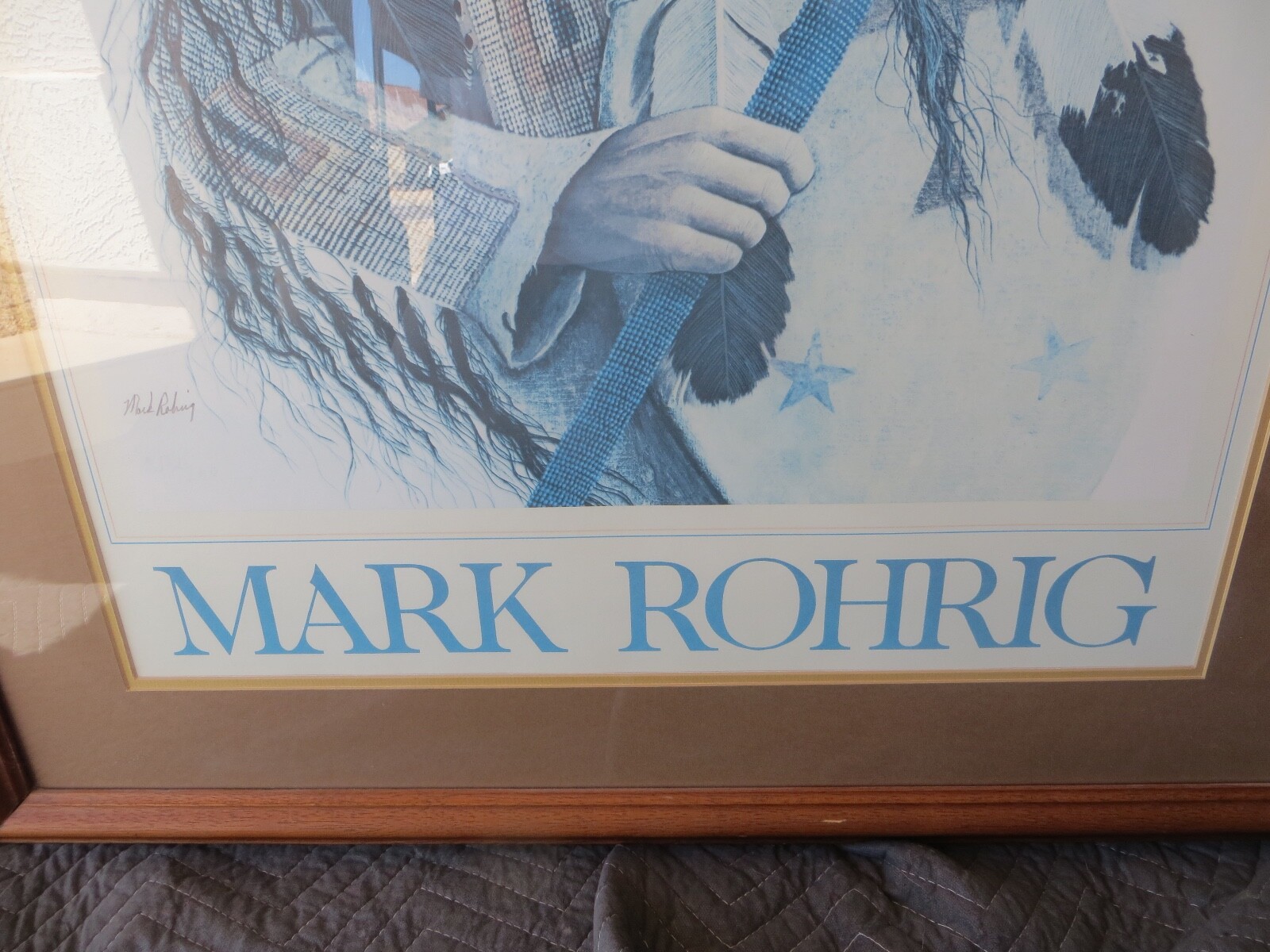 Mark Rohrig Framed and Matted Native American Print - SIGNED | eBay