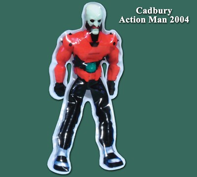 Cadbury Action Man 2004, figurine gonflable du Docteur X | eBay