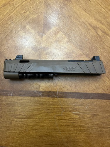 P365X SLIDE, 3.1", 9MM SPECTRE COMP ASSEMBLY, INTEGRATED COMP - COYOTE ...