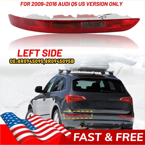 Left Side Rear Bumper Reflector Light Brake Tail Lamp LH For Audi Q5 ...