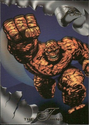 The Thing 1994 Flair Marvel Comics #1 Origin of the Fantastic Four! | eBay