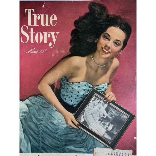 Vintage True Story Magazine March 1948 Cover By George Hurrell Great ...