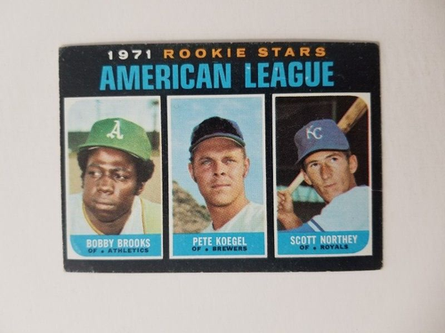 ROOKIE STARS AMERICAN LEAGUE 1971 TOPPS BASEBALL CARD #633 | eBay