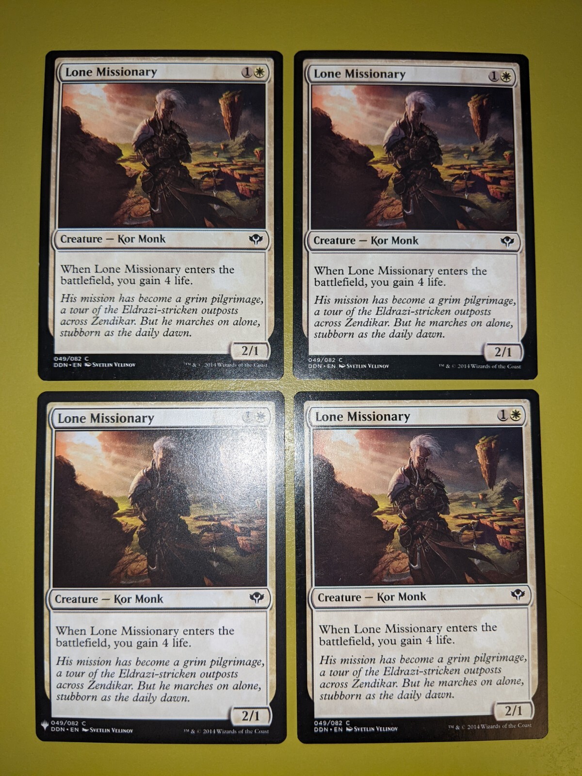 Lone Missionary x4 Duel Decks: Speed vs. Cunning 4x Magic the Gathering ...