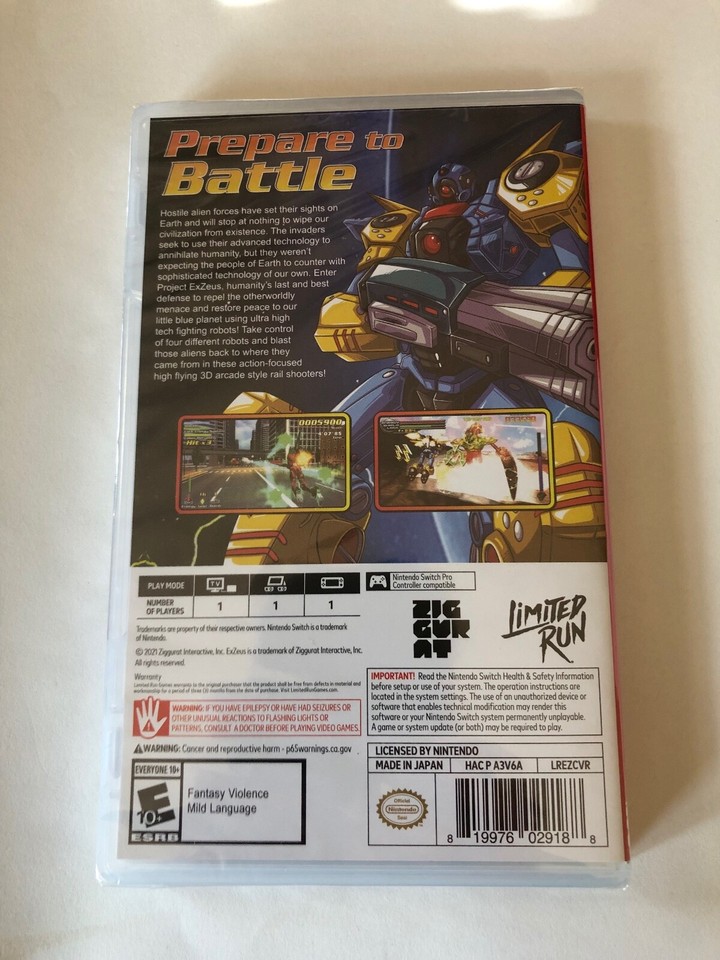 ExZeus: The Complete Collection, Nintendo Switch, New & Sealed, Free ...