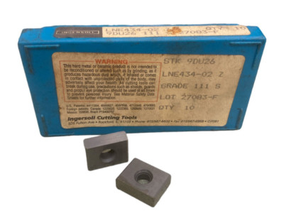 (3 Pcs) Ingersoll LNE 434-02 Grade: 111 Carbide Inserts | eBay