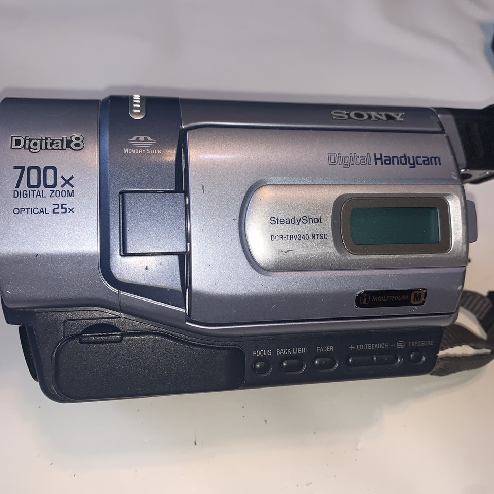 Sony DCR-TRV340 Digital8 Hi8 8mm Video8 Camcorder VCR Player Video ...