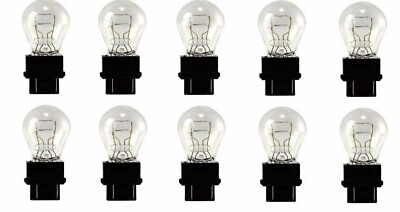 10 Pack 3157 Clear White Tail Signal Brake Light Bulb Lamp -USA ...