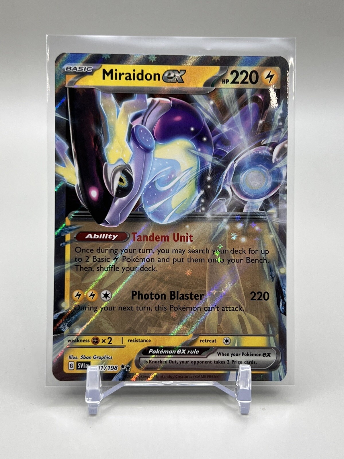 Miraidon EX - Pokémon Scarlet and Violet 081/198 English NM! PT | eBay