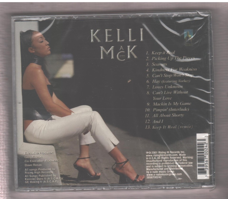 KELLI MACK Self Titled CD 2001 Brand New 13 Tracks R&B / Hip Hop ...