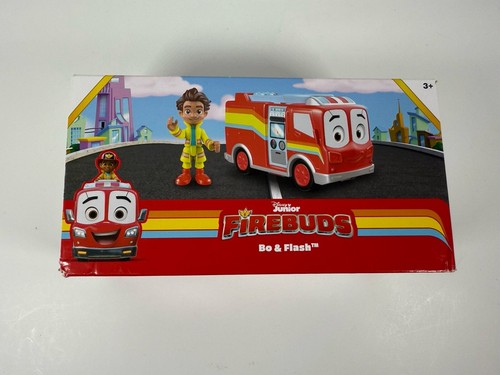 Disney Junior Firebuds Bo and Flash, Action Figure and Fire Truck Brand ...