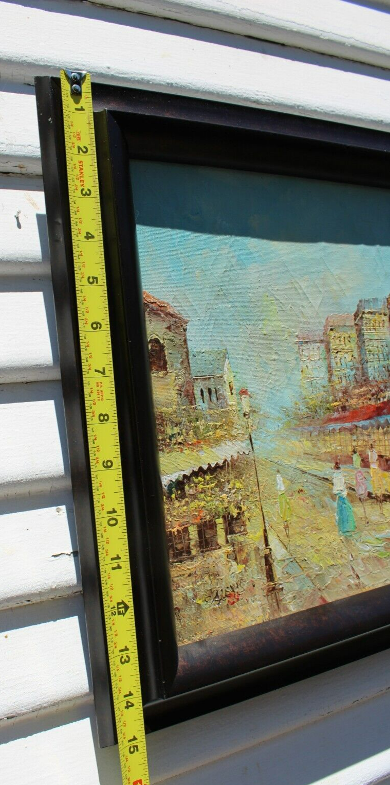 OIL PAINTING ORIGINAL FRENCH IMPRESSIONIST L. ALEXIS ARTIST FRANCE ...