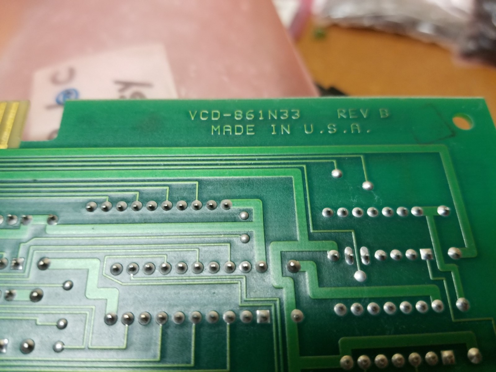 Dynapert / Universal Instruments VCD-860N33-1 PC Board, Display *NEW ...