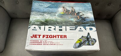 AIRHEAD Lake Float, Jet Fighter, Towable, 1-4 Rider, AHFJ-14 | eBay
