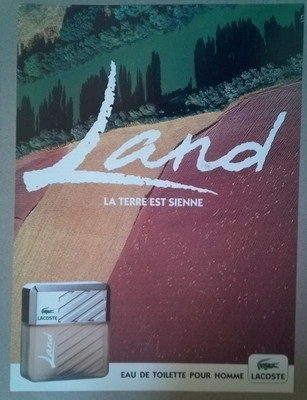 Publicité parfum . Land de Lacoste . Feuille de magazine | eBay