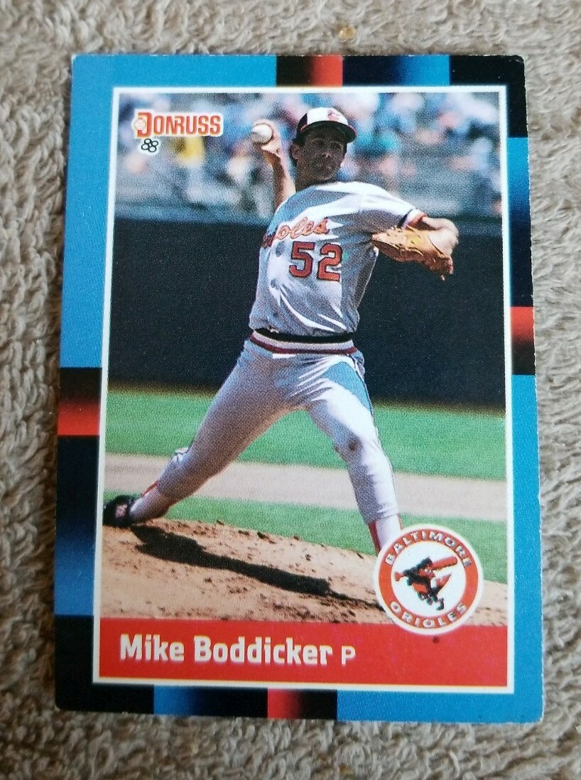 1988 Donruss Baltimore Orioles Baseball Card #89 Mike Boddicker | eBay