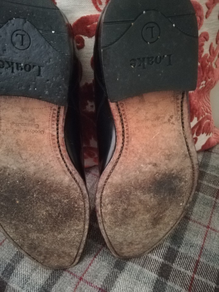 Mens Loakes Leather Lace-up Black Shoes Size 9 | eBay UK