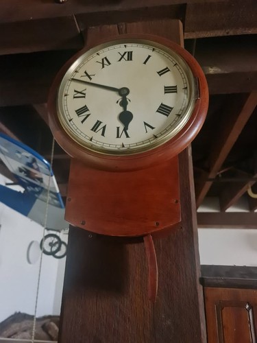 Antique 12 inch Fusee Drop-Dial Clock - circa 1895 | eBay Australia