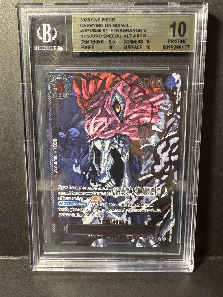 One Piece OP-13 Five Elders Demon God Pack Beckett Graded Special Alt ...