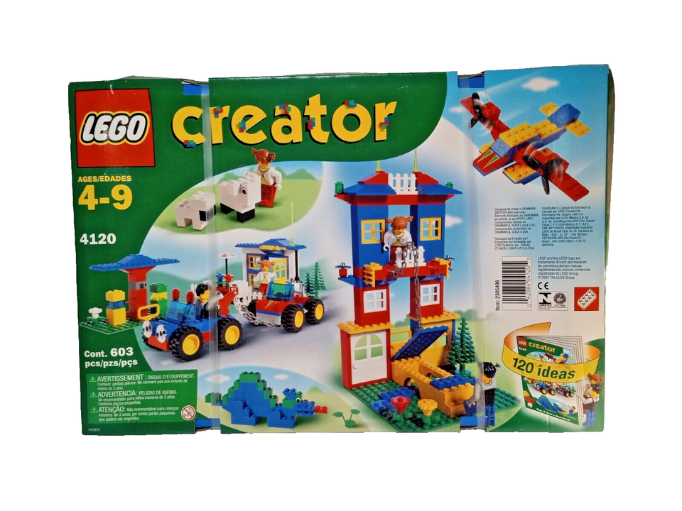 NEW - LEGO CREATOR: Creator Storage Chest 4120 - MADE IN 2001 - AGES 4 ...