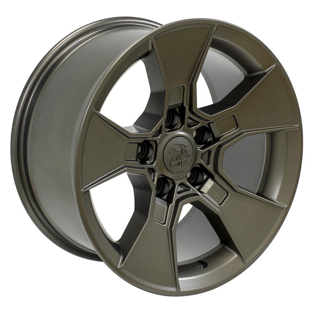 17x8.5 Bronze Defiant DF02 Wheels Set (4) Fit Jeep Wrangler Gladiator ...