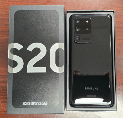 UNLOCKED SAMSUNG GALAXY S20 ULTRA 5G SM-G988U 128GB BLACK GSM+CDMA | eBay