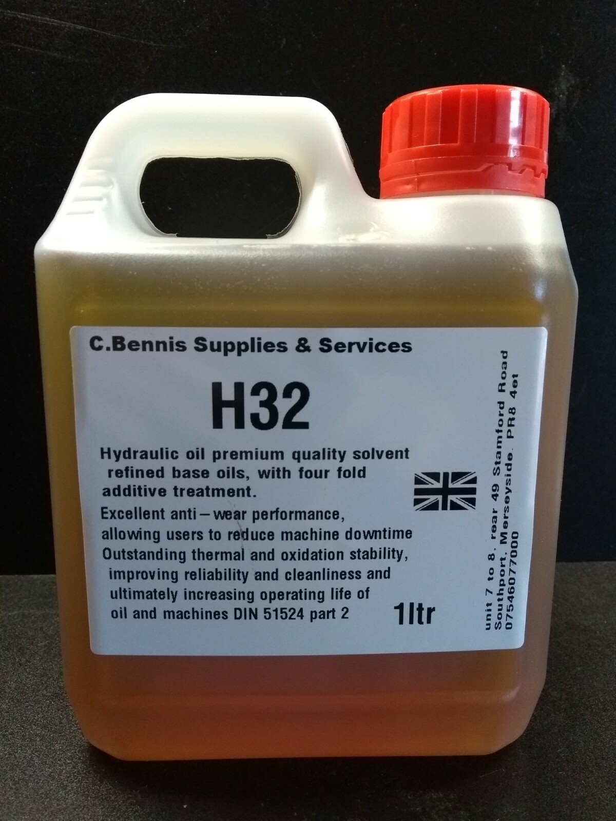 VG32 OIL hydraulic oil premium british made product | eBay UK