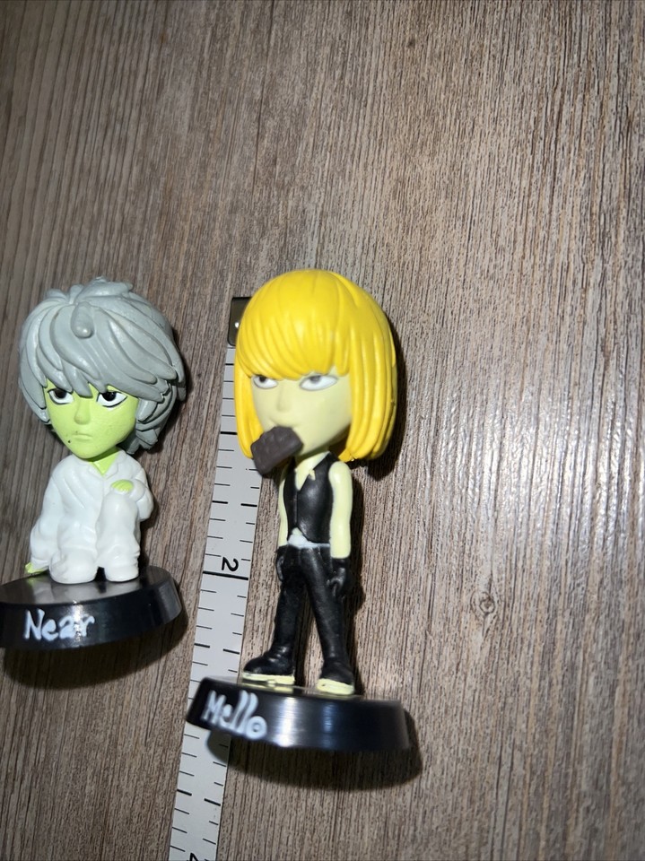 Death Note Japan Anime Figures Mello & Near PVC Manga On Stands Rare | eBay