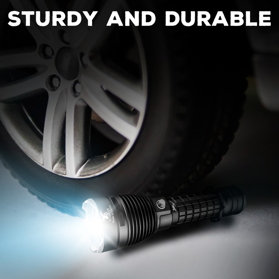 Super Bright LED Diving Flashlight Underwater Powerful P70 LED Scuba ...