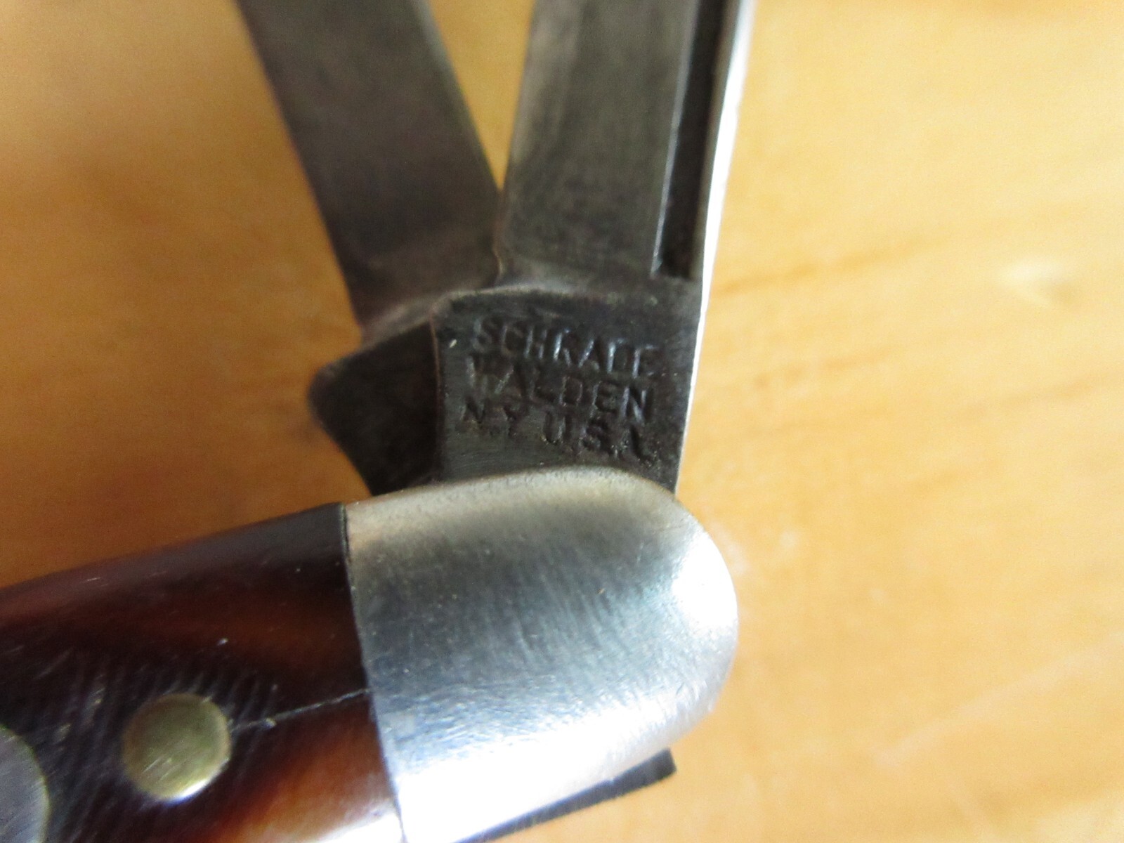 Vintage Schrade Old Timer NY 108OT Made In USA 3-Blade Folding Pocket ...