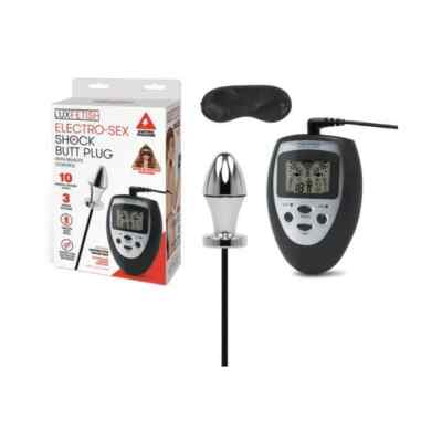 Lux Fetish e-Sex e-Stim Anal Butt Plug With Remote Control Power Box | eBay