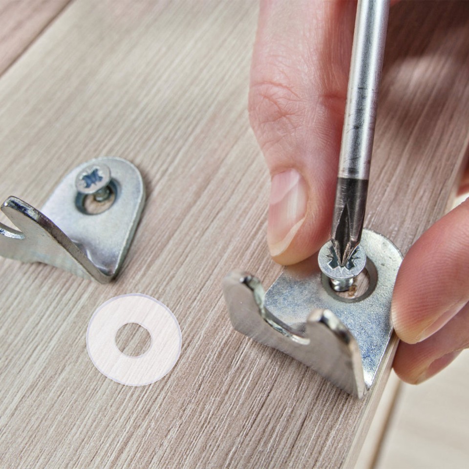 50Pcs Rubber Flat Washer Lock Washers Flat Plastic Washers Transparent ...