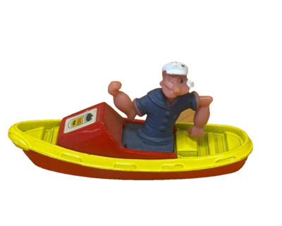 Vintage CORGI POPEYE THE SAILOR MAN Diecast boat Made in Great Britain ...
