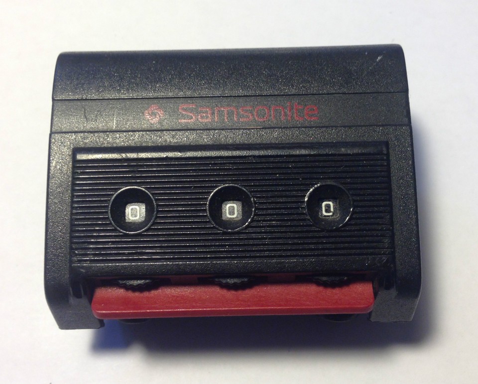 SAMSONITE replacement COMBINATION lock OYSTER epsilon SUITCASE spare ...