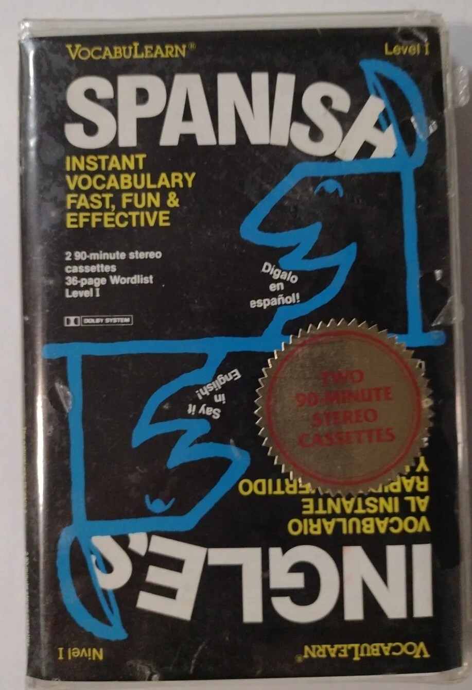 VocabuLearn Spanish Ingles Course Learn Level 1 Audio Book Tapes ...
