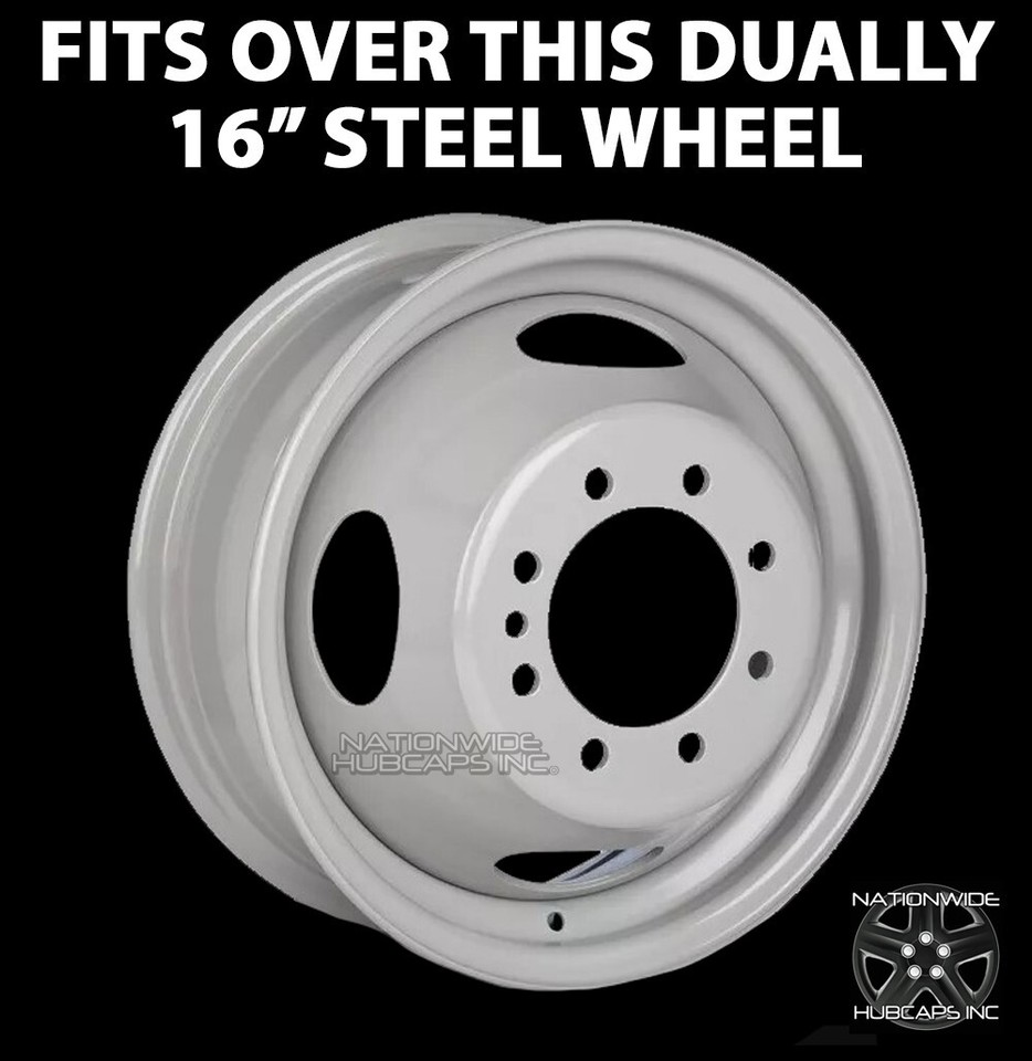FORD E350 E450 Van 2008-2025 16" BOLT ON Dually Wheel Simulators Dual ...