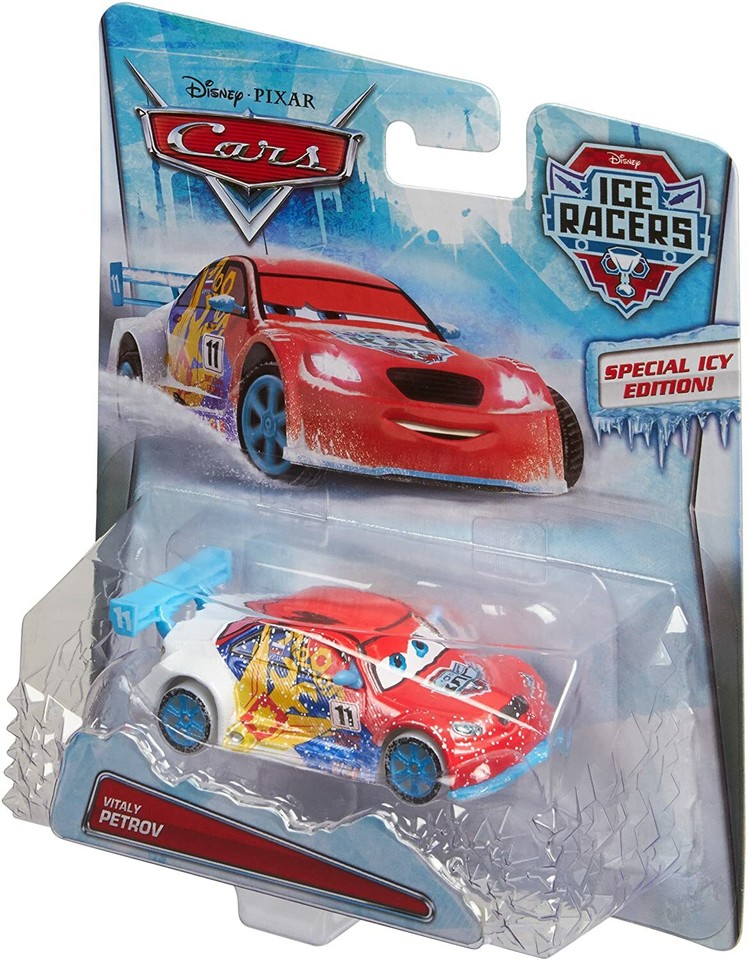 Disney / Pixar Cars, Ice Racers Die-Cast Car, Vitaly Petrov, 1:55 Scale ...