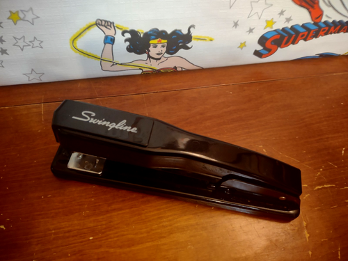 Vintage Swingline Black No 444 Metal Desk Stapler ACCO Brands | eBay