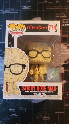 Sticky Note Man Funko Pop | Office Space | #774 | Think Geek (Exclusive ...