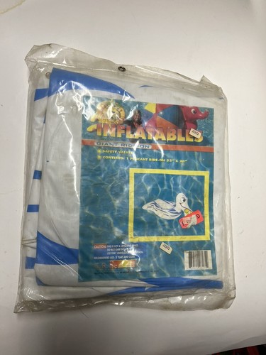 Inflatables Giant Pelican Ride-On Pool Float 52" x 28" C.R. Seasons ...