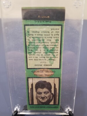 1937 Diamond Football Matchcover George Musso-Chicago Bears - Football ...