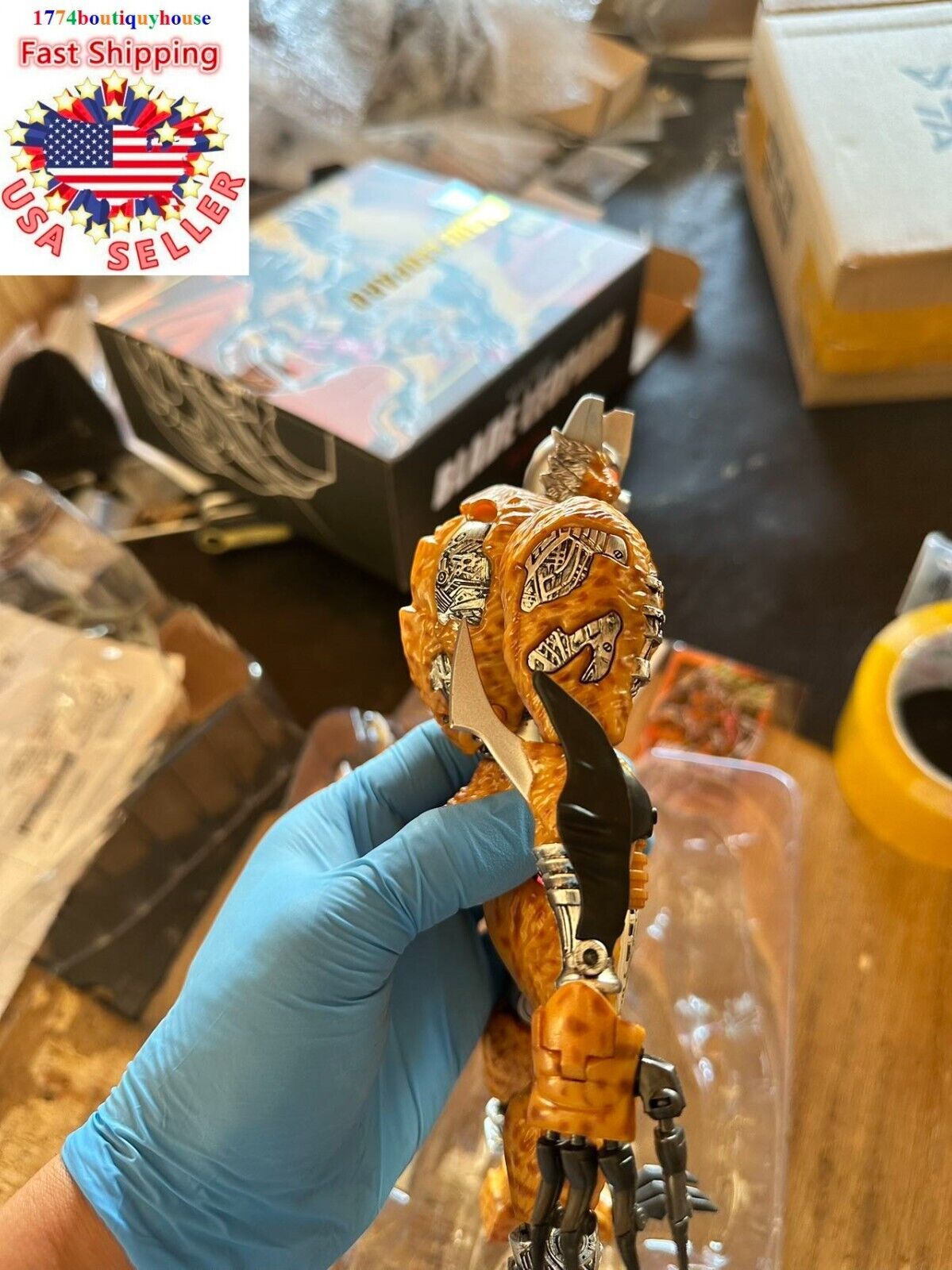 New in box TransArt BWM-09 TransMetal Cheetor Action Figure transformer ...