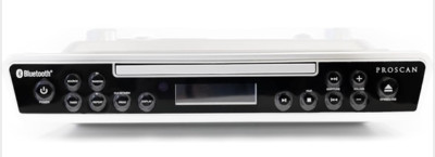 PROSCAN ELITE under Counter CD Player with Clock Radio and Bluetooth ...