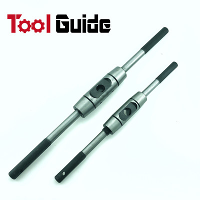 2pc M6-M16 Heavy Duty Solid Steel Tap Wrench Extra Long Tapping Handle ...