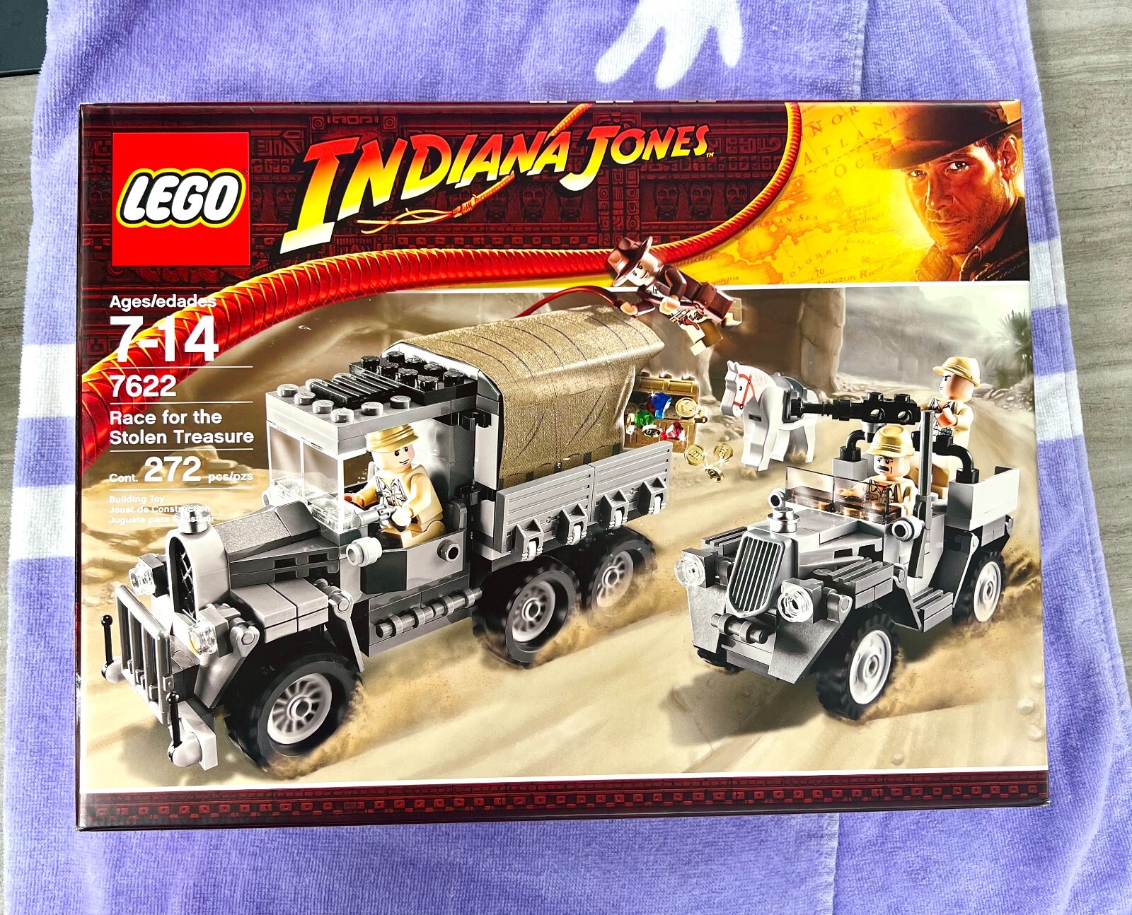 lego INDIANA JONES 7622 Race for Stolen Treasure Raiders Lost Ark NEW ...