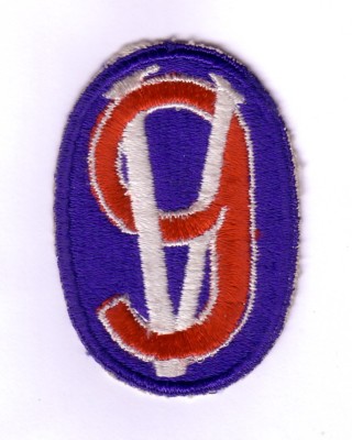 WWII - 95th INFANTRY DIVISION "Blue Border" (Original patch) | eBay