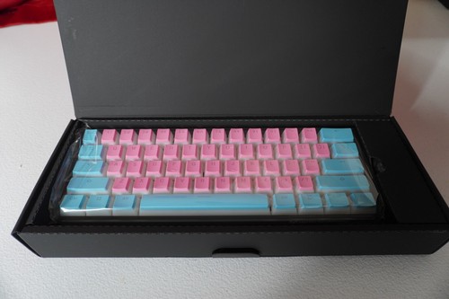 Clix OG Cotton Candy Blue Switch Matrix Gaming Keyboard Brand New 60% ...
