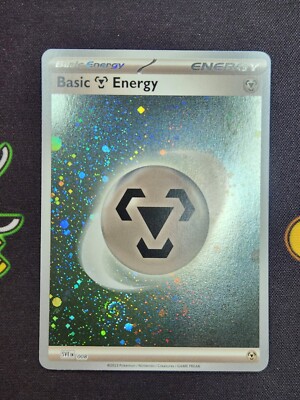 EXACT CARD PICTURED Holographic Basic Metal Energy Pokemon SV 151 ...