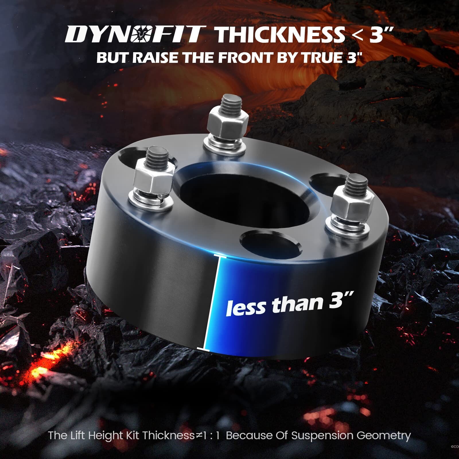 3" Front Leveling Lift Kits for Sil-verado 1500 2WD/4WD 2007-2019, GMC ...