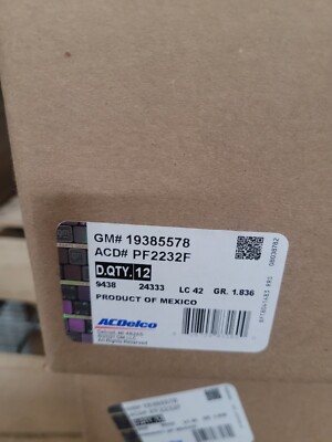 NEW 12 PACK Engine Oil Filter ACDelco PF2232 PF2232F FAST FREE SHIPPING ...